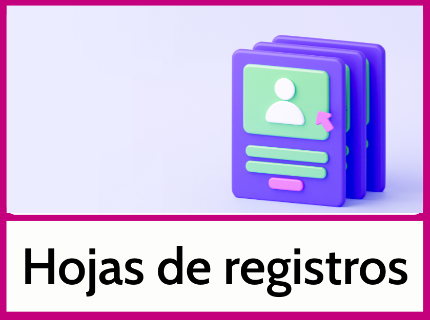 Hojas de Registros – CEIP Bilingüe Ntra. Sra. del Rosario